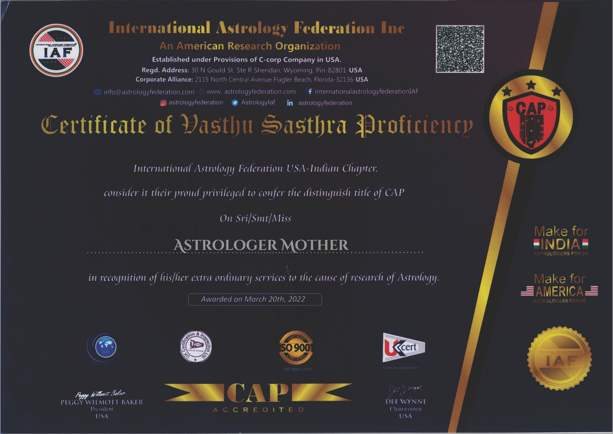 Astrologer Mother - Counsellor & Healer